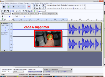 Prise en main du logiciel Audacity